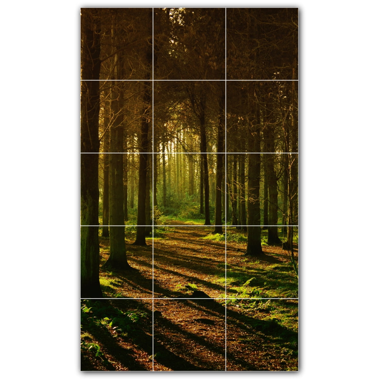 Picture-Tiles.com: Trees Ceramic Tile Wall Mural WAL501027-35S. 12.75"W ...