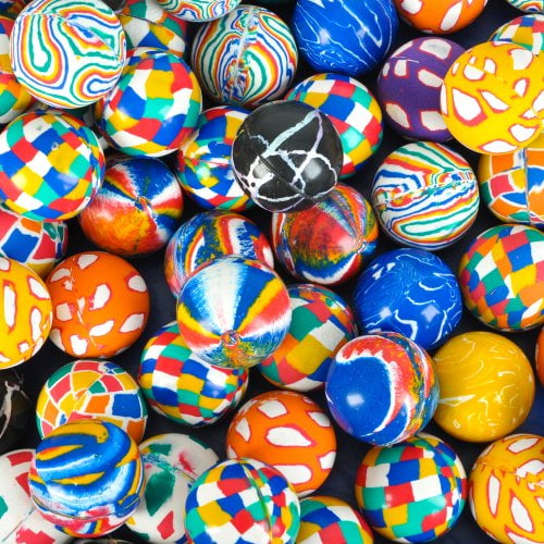 100 Piece 35 MM Bouncy Ball Assortments - Walmart.com