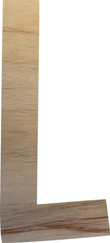 Small Wooden Letter, Real Wood Alphabet Letter L, 5'' Tall Craft DIY ...