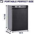 Smad Portable Electric Cooler for Campers, 3 Way Caravan Propane Fridge ...