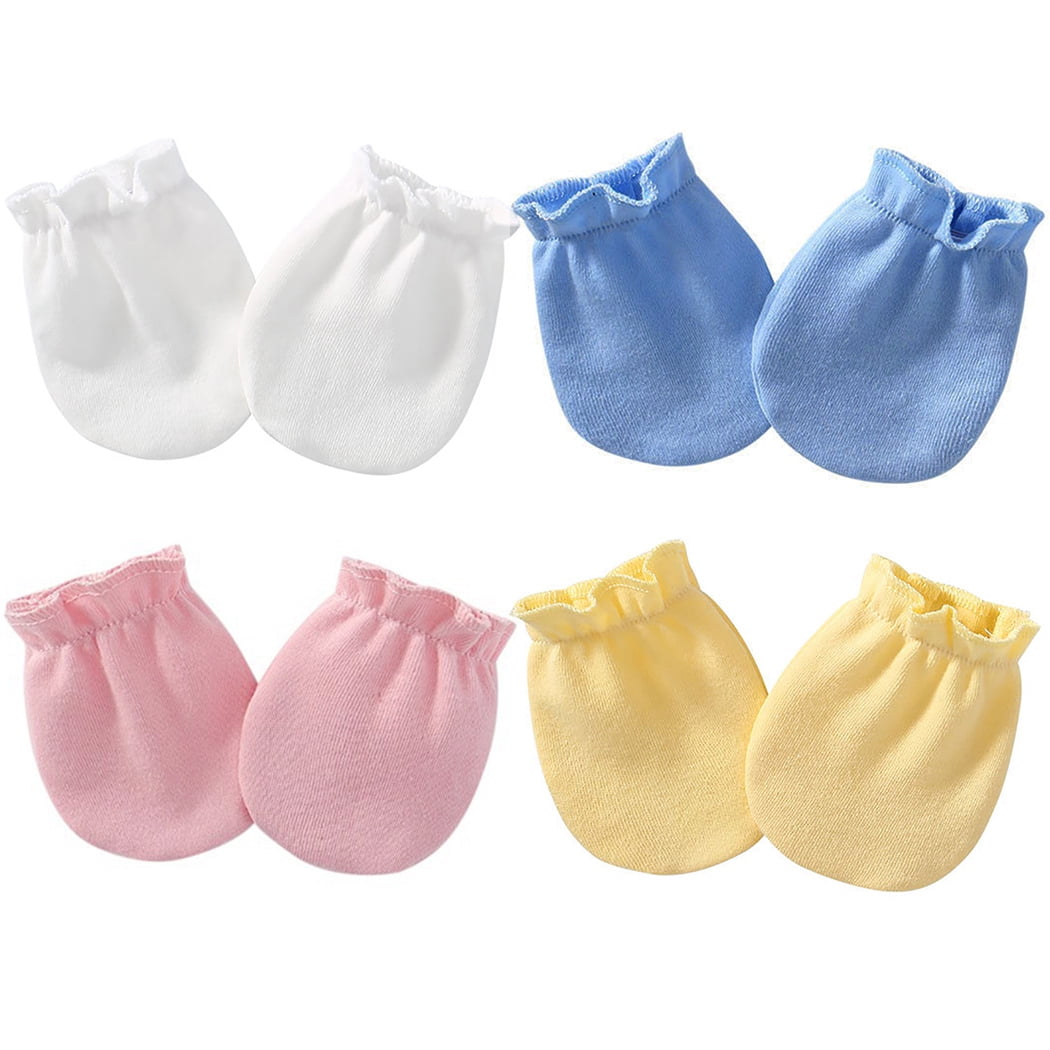 Click here for Nobrand 4 Pair Baby Mittens Soft Fashion No Scratc... prices