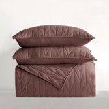 Wonderful Bedding Solid Color 100% Cotton 3-Piece Quilt Set - Walmart.com