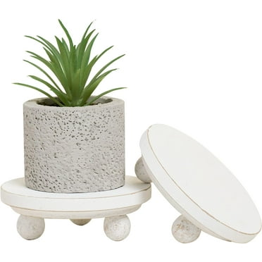 Wood Riser for Display, Distressed Wooden Pedestal Stand for Decoration ...