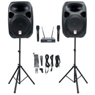 Complete Professional 2000 Watts Complete PA System 6 Ch Mixer 10 ...