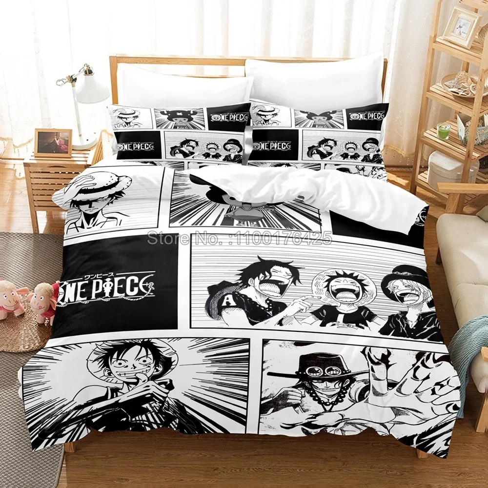 Click here for Yingd Black And White Manga Style Bedding Set High... prices