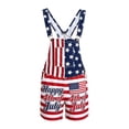 EliteGoogv Girls 4th of July Denim Suspender Shorts Regular Fit ...