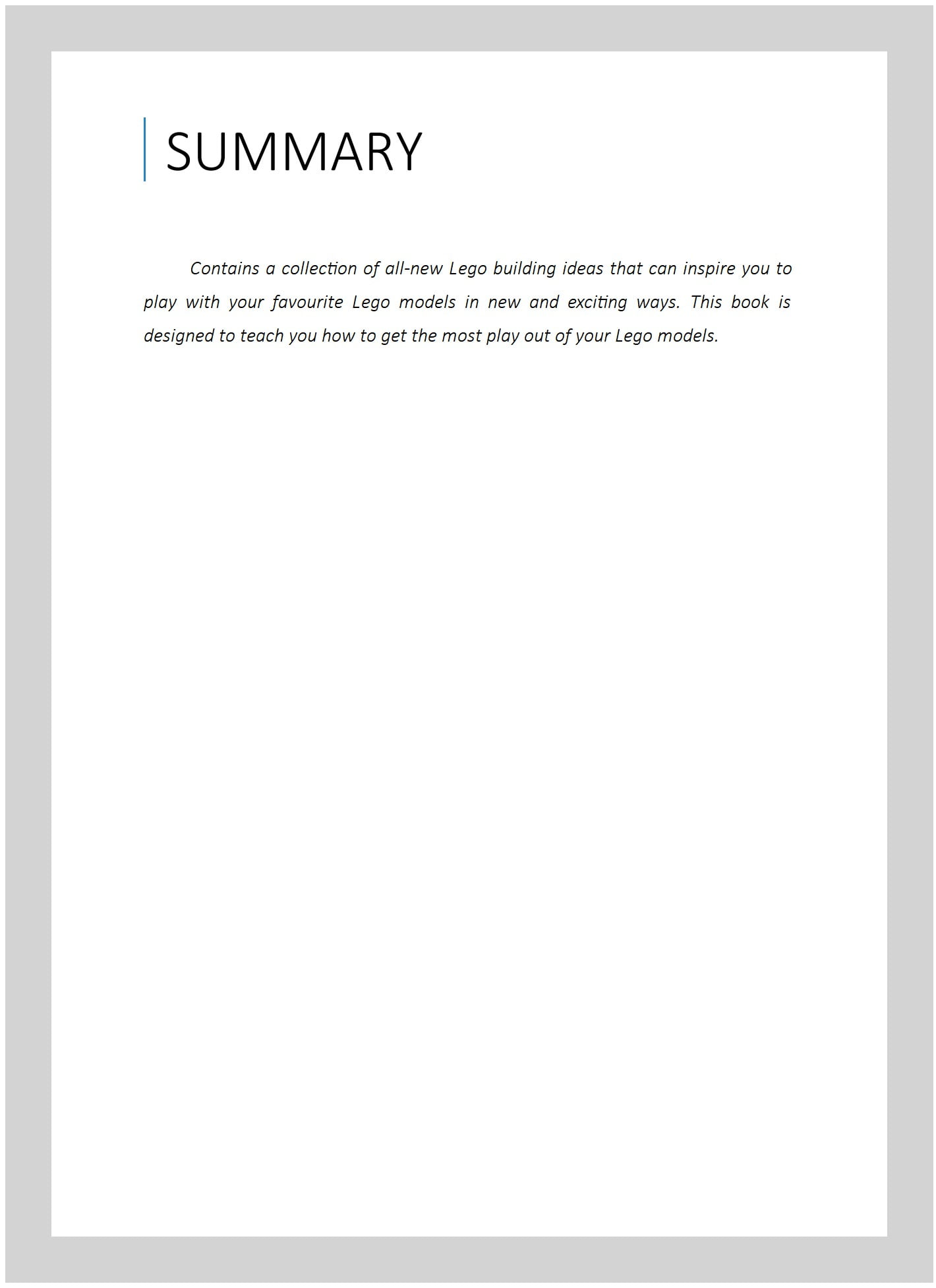 Pre-Owned Lego Play Book Ideas To Bring Your Bricks To Life By Tim ...