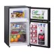 Emerson 3.3 Cu Ft 2 Door Compact Refrigerator Black - Walmart.com