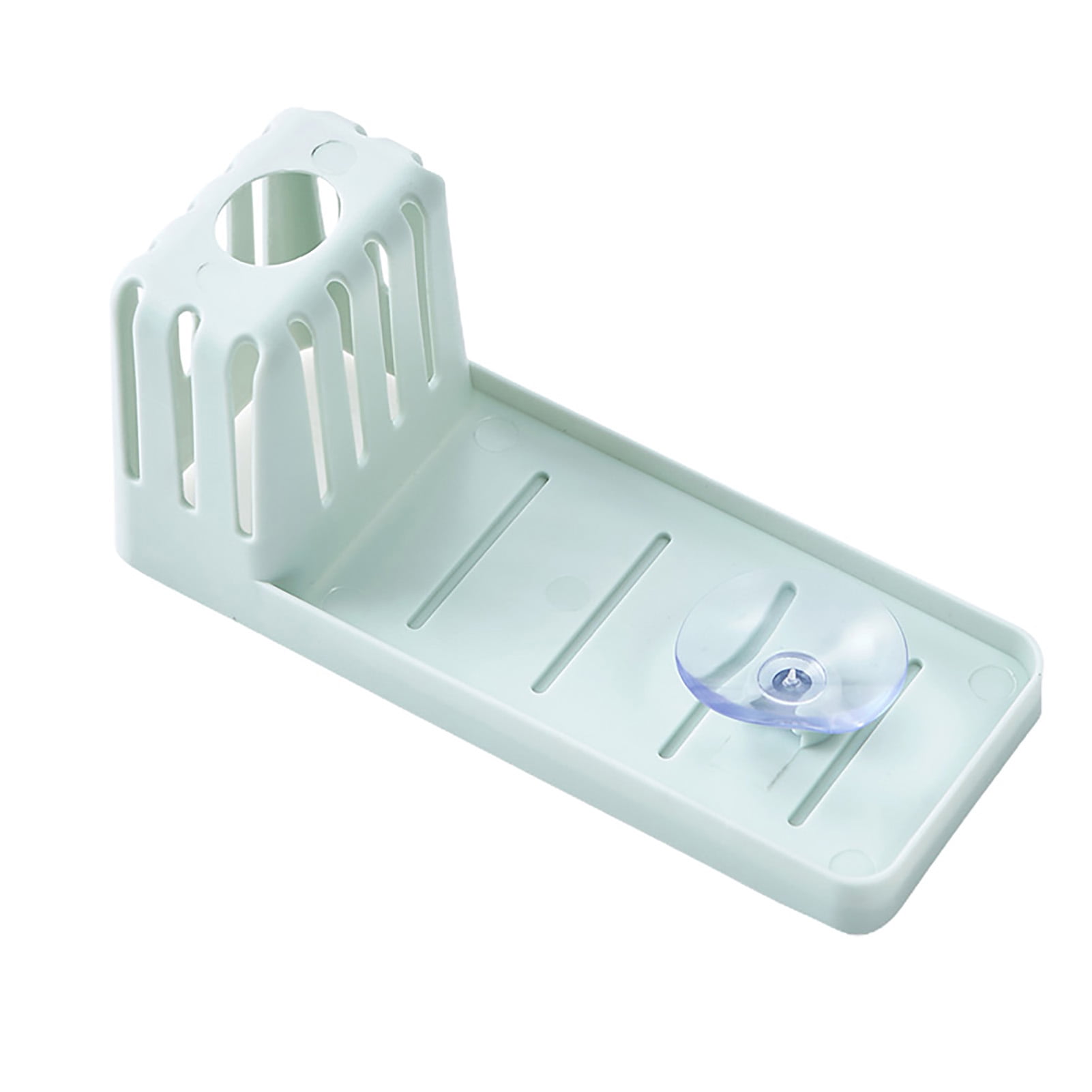 kiskick Kitchen Sink Sponge Drying Rack - Soap Cleaning Brush Holder ...