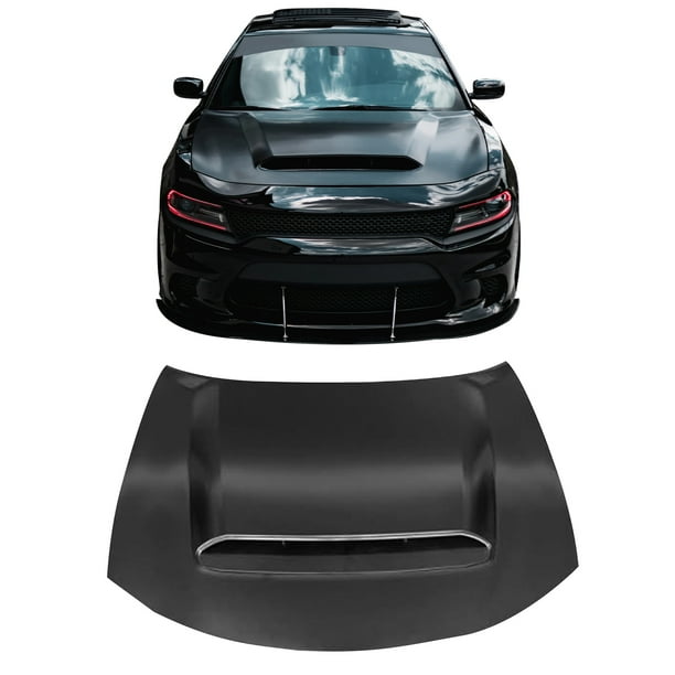 Ikon Motorsports Front Hood Compatible with 15-23 Dodge Charger Demon ...