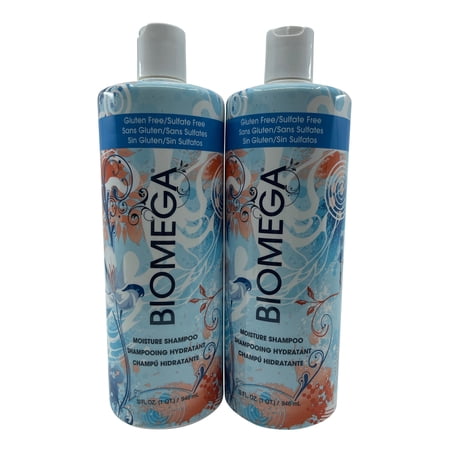 Aquage Biomega Moisture Shampoo Sulfate Free 32 OZ Set of 2 | Walmart ...