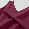 CHUMUD Womens Cotton Linen Tank Tops V Neck Adjustable Double Spaghetti ...