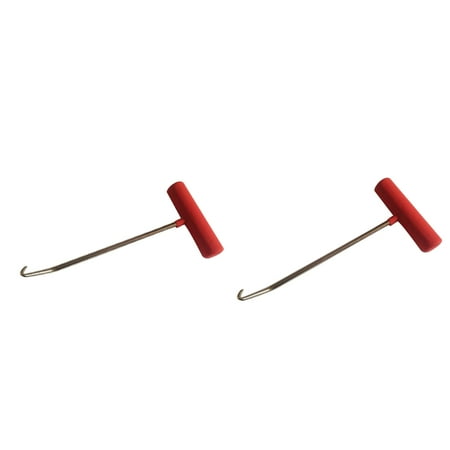 2x Motorcycle Spring Hook Puller Tool T-handle Exhaust Pipe Drum Brake ...