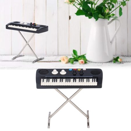 Miniature Electronic Organ, Mini Size 7cm/2.8in Miniature Musical ...