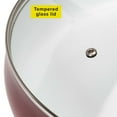 Tasty Ceramic Titanium-Reinforced Non-Stick Centerpiece Pan with Glass ...