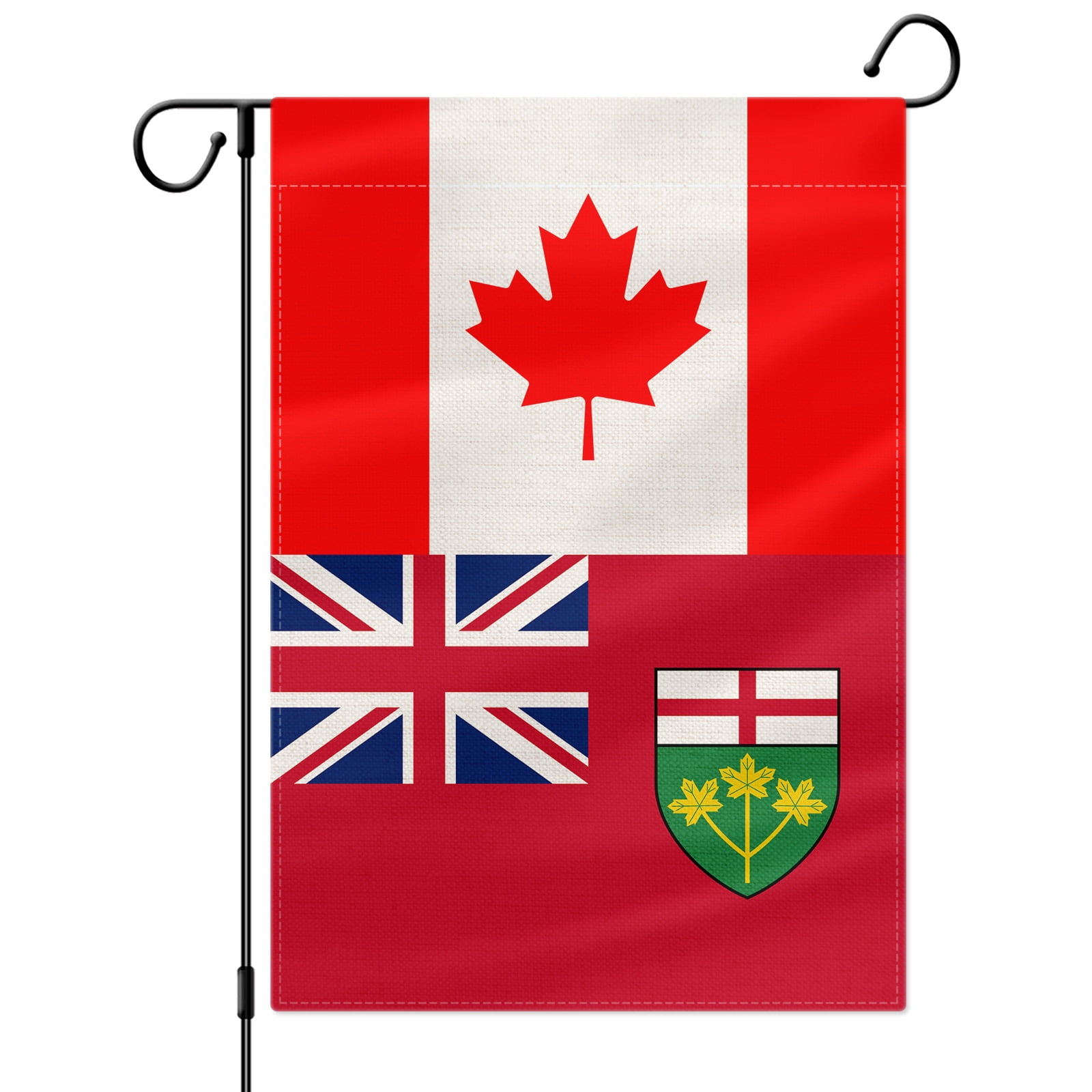Click here for Pterosaur Canada And Ontario Garden Flag  12.5x18... prices
