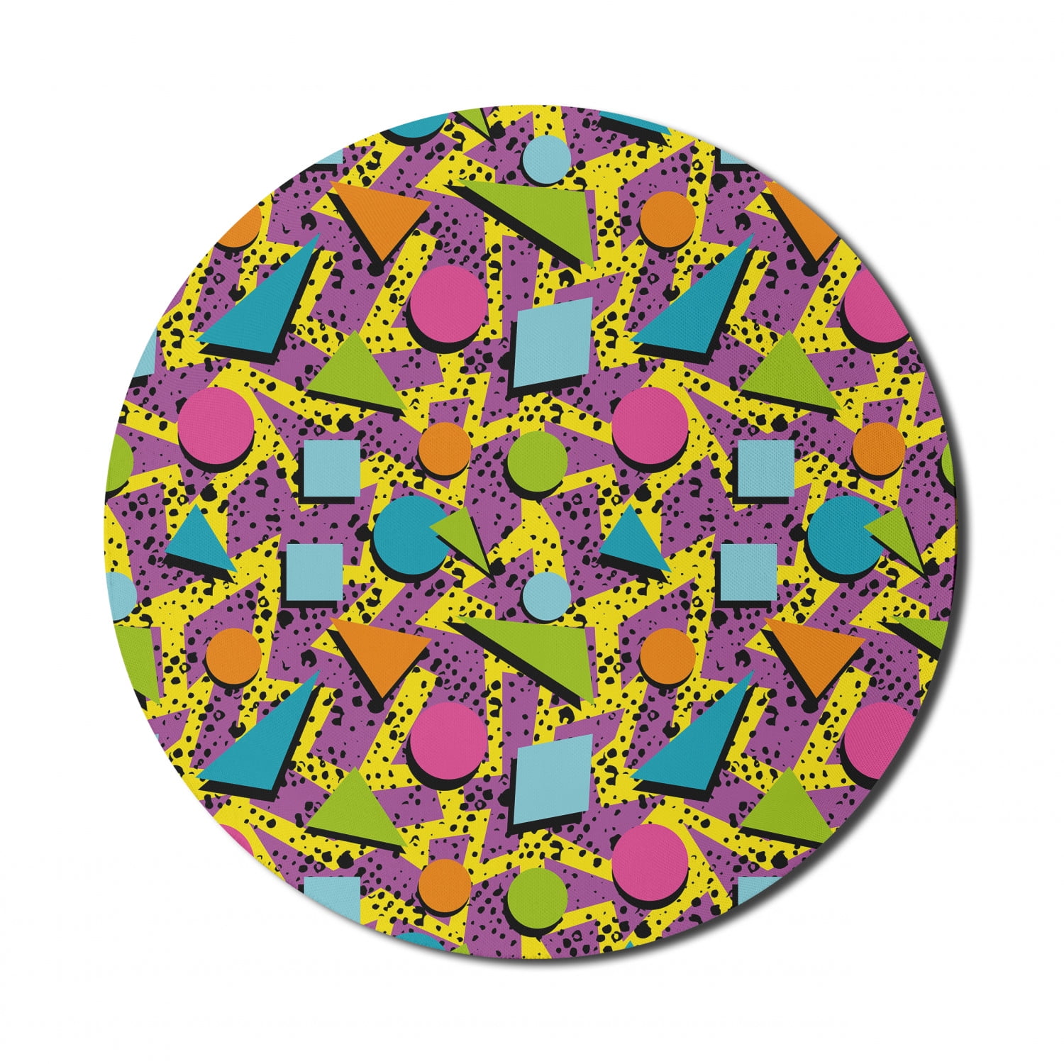 Vintage Mouse Pad for Computers, Funky Geometric 80s Memphis Fashion ...