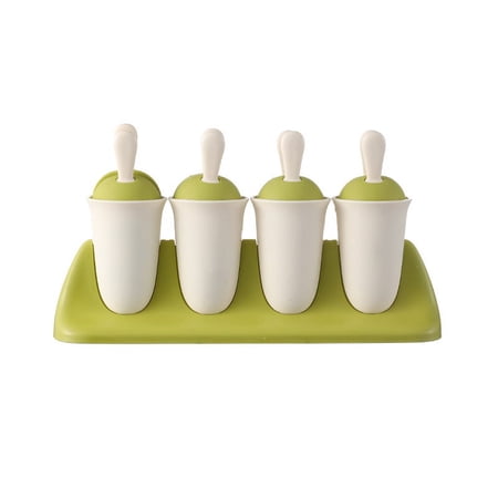 Popsicle Molds Packs, Ear Ice Pop Makers Reusable Easy Ice Cream Mold ...