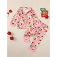 Kids Toddler Girls Christmas Pajamas Set, 12 18 24 Months 2T 3T 4T 5T ...