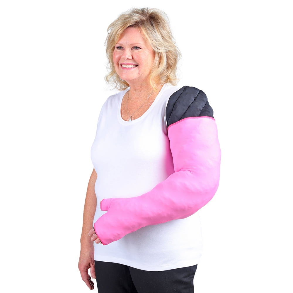 SIGVARIS 1842-ARR Mild Gradient Compression Oversleeve-Arm-Medium-Pink ...