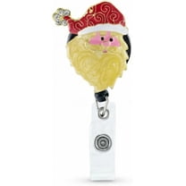 Cute Christmas Badge Reel - Retractable Santa Claus ID Badge Holder ...