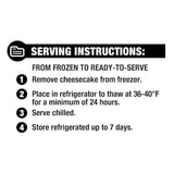 Great Value Strawberry Cheesecake 6 oz, Frozen New York Style with ...