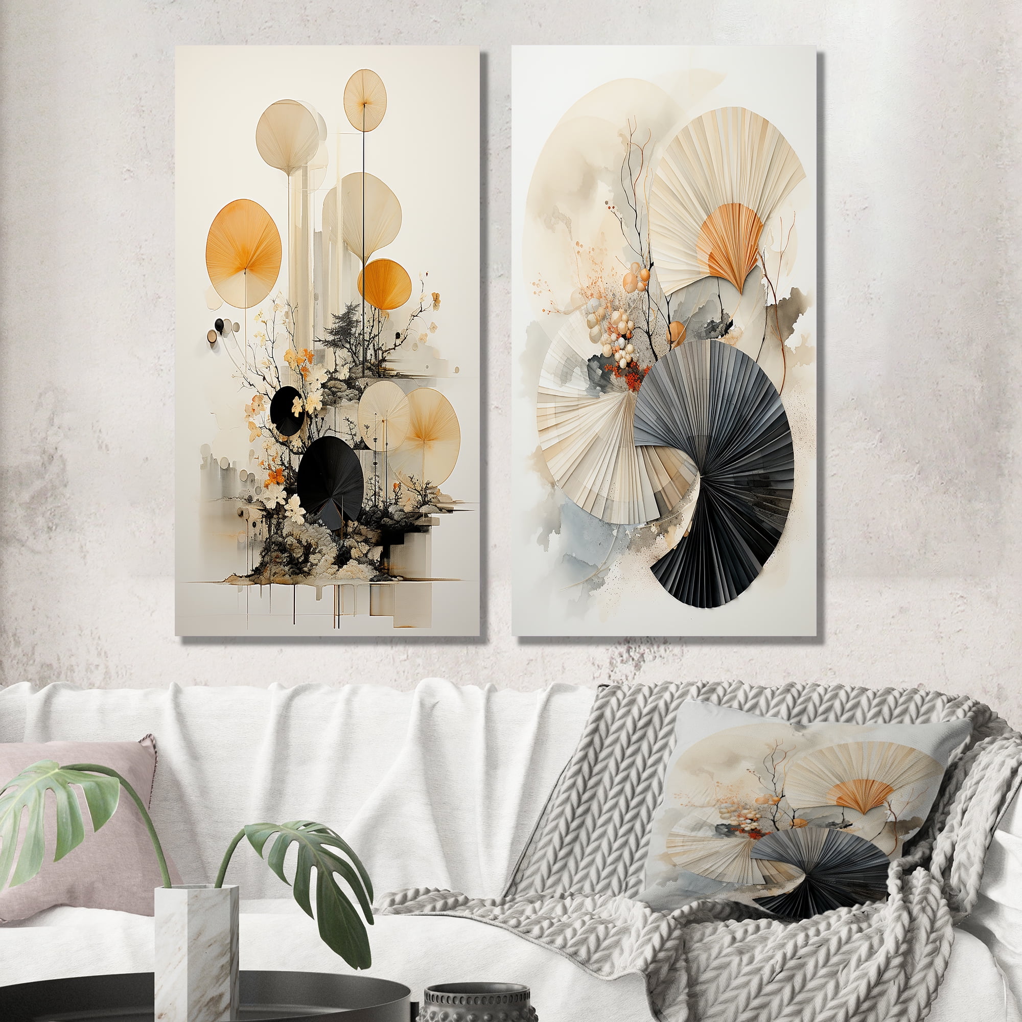 Click here for Designart Seashell Sumi Asian Painting X Asian Art... prices