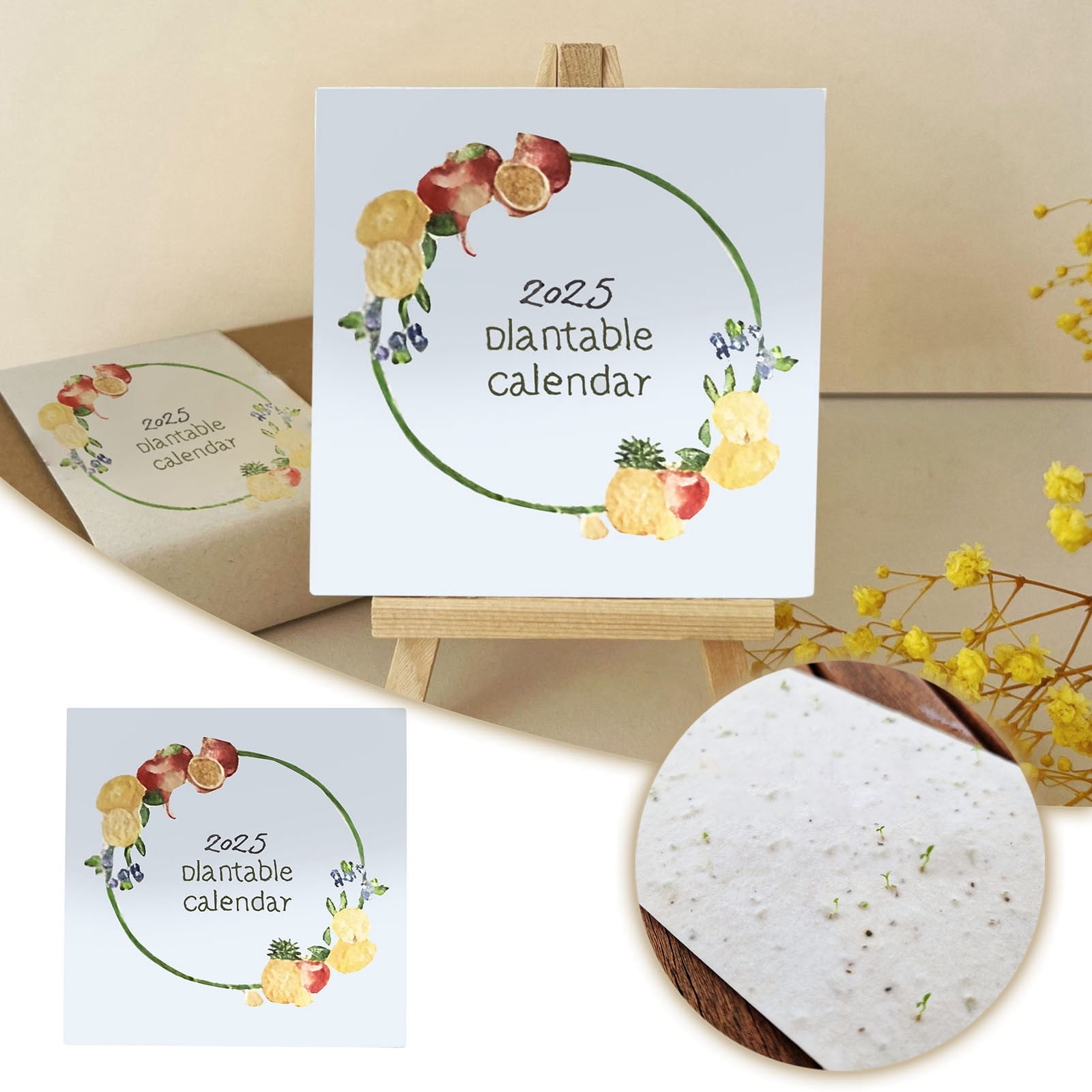 Calendar 2025 Modern Greenery Calendar Planner With Growing For ...