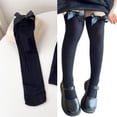 3-13Y Baby Stockings Bowknot Detail Children's Knee Length Socks ...