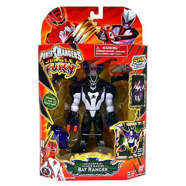 Power Rangers Deluxe Animorphin Jungle Master Bat Ranger Action Figure ...