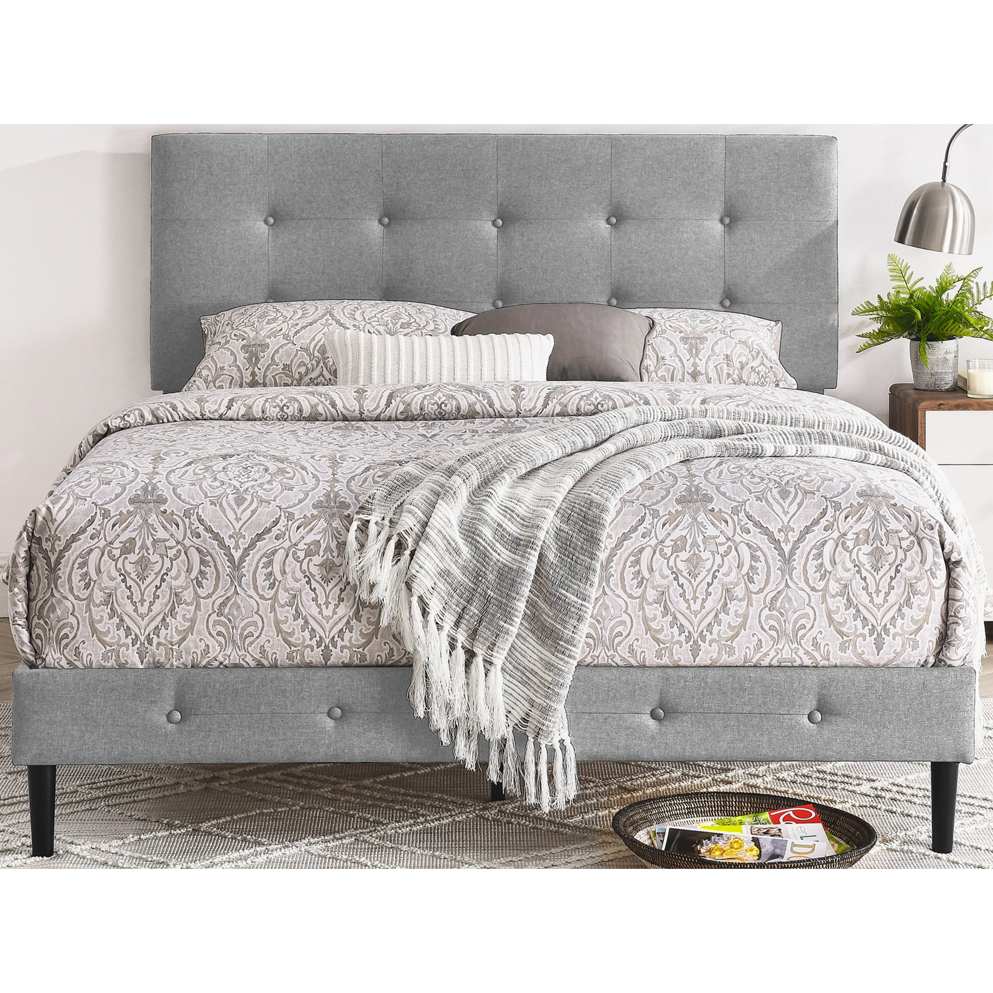 Click here for Decoro Cambridge Upholstered Wooden Platform Bed F... prices