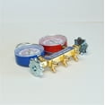 Yellow Jacket 42021 Series 41 Manifold, 3-1/8" Gauges, R32/410A ...