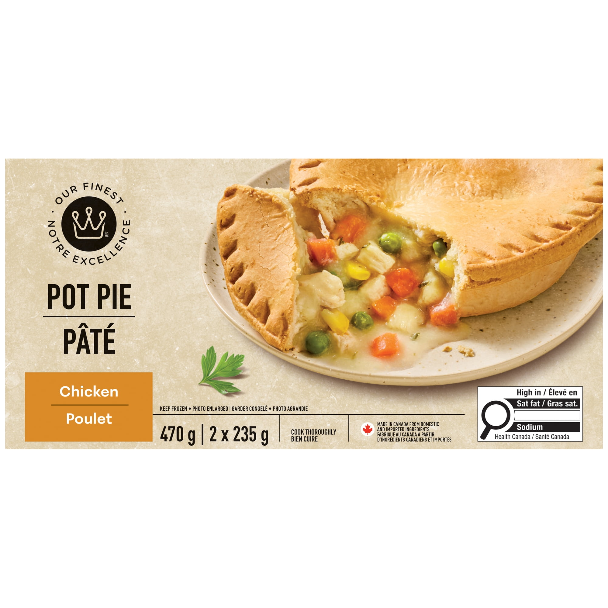 Click here for Our Finest Chicken Pot Pie 2 X 235 G prices