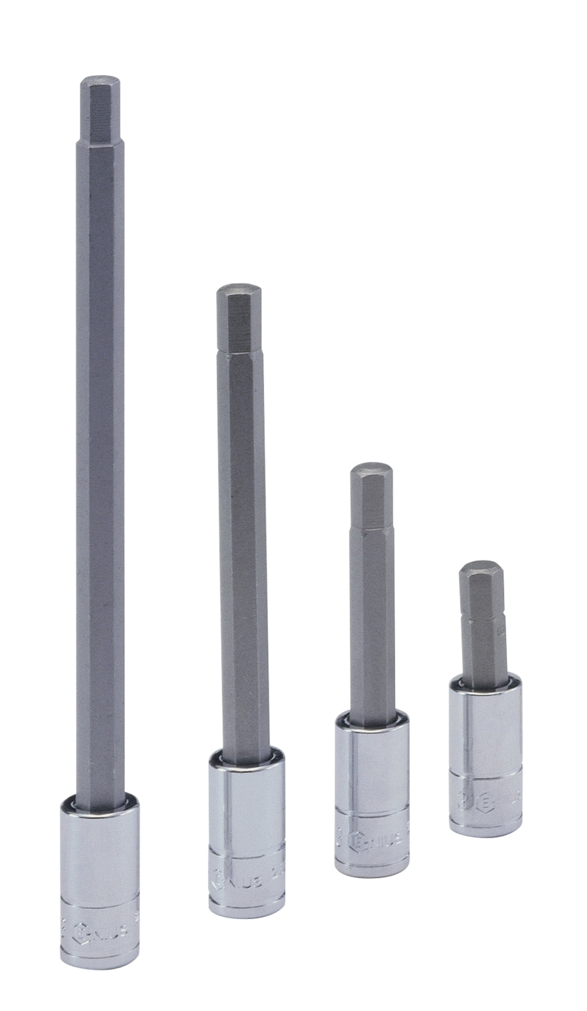 Genius Tools 1/4" Dr. 1/16" Hex Bit Socket, 45mmL - 208+3104 - Walmart.com