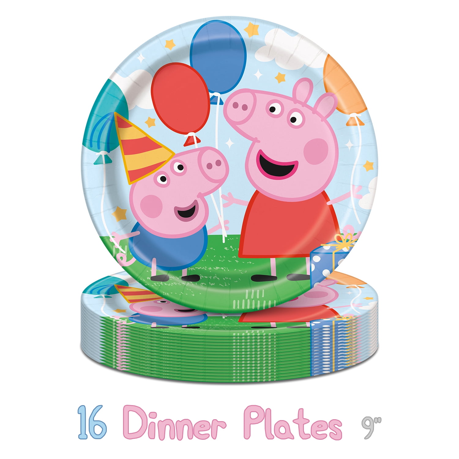 Pig Birthday Plates
