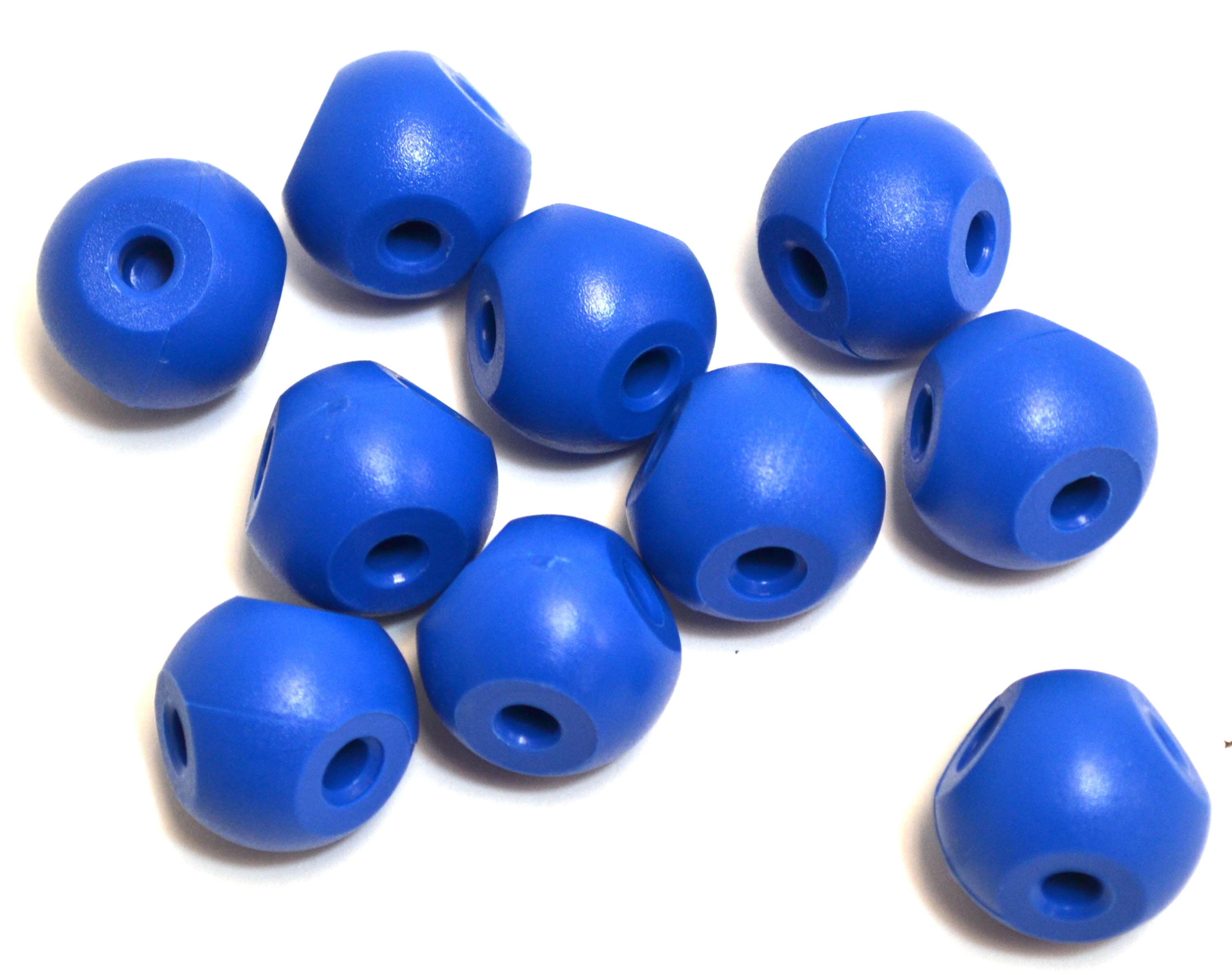 Eisco Labs Molecular Model Part; Blue Ball; 2.2cm; 4 Holes; Pk of 10 ...