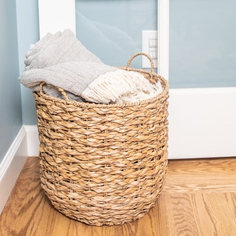 Better Homes & Gardens Braided Rush Round Baskets, Set of 2, Extra ...