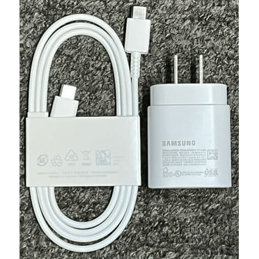 Samsung 25W USB-C Super Fast Charger, PD Power Delivery, Black, Type-C ...