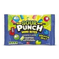Sour Punch Not Sour Sweet Bites Assorted Flavors Candy, 3.7oz (2 pack ...