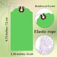 300 Pcs Colored Hang Tags with String Attached,Large Shipping Tags ...