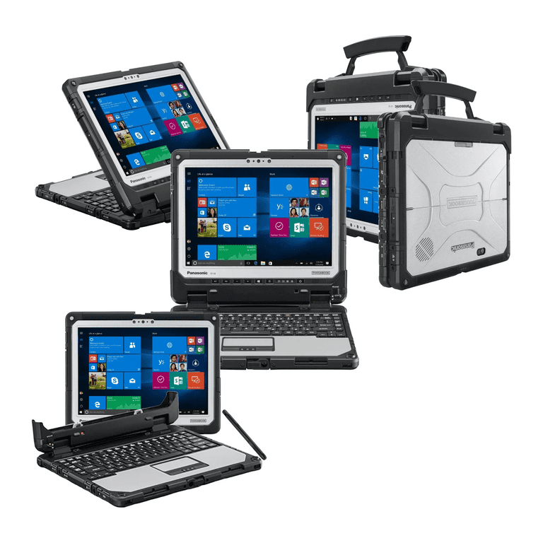 Restored Panasonic Toughbook CF-33, Rugged 2-in-1 Laptop, 12 Restored Panasonic Toughbook CF-33, Rugged 2-in-1 Laptop, 12