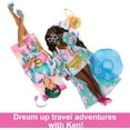 Barbie Extra Fly Travel Doll with Beach Fashion and Accessories ...