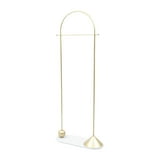 Clothing Rack Portable Gold Coat Rack Stylish Gold Freestanding Rack W ...