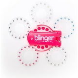 blinger® Diamond Starter Kit Hair Gem Stamper with 75 Colorful Gems ...