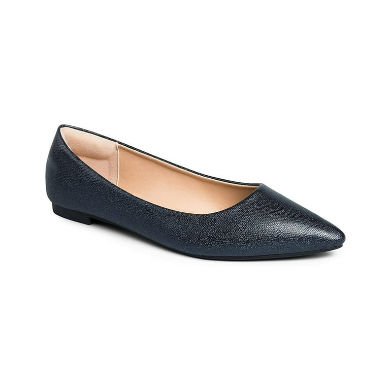 Navy Blue Wedding Shoes Flats