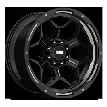 Grid Off-Road GD08 Custom Wheel for 20x10 inch Metallic Dust w/ Matte ...