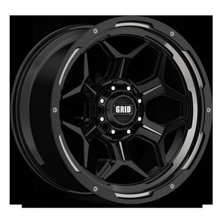 Grid Off-Road GD08 Custom Wheel for 20x10 inch Metallic Dust w/ Matte ...