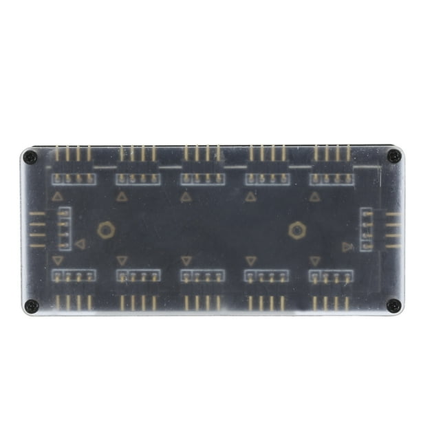 Rgb 12V 4-Pin 10 Ports RGB HUB RGB Controller for PC Computer Desktop ...