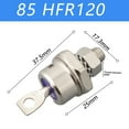 85A/70A/50A/40A/25A 1200V Positive Cathode/Negative Anode Stud Mount ...