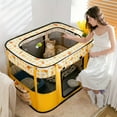 Portable Foldable Pet Playpen - Durable Safe Haven for Dogs, Cats ...